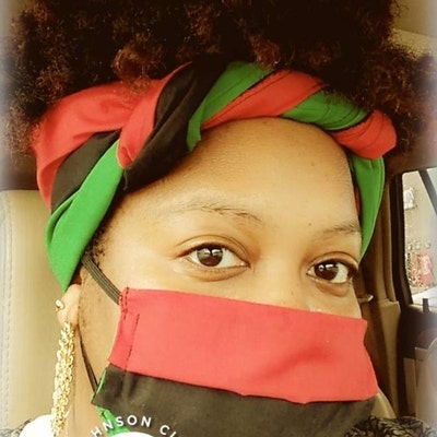 JUNETEENTH PAN AFRICAN Stripe Face Mask Various Sizes. Red, Black and ...