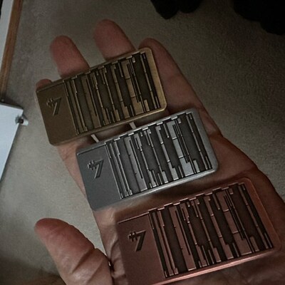 Gold Republic Credit Solid Metal Sabacc Gaming Tokens Star Wars Sabacc ...