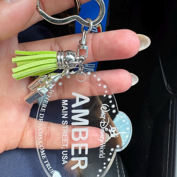 Walt Disney World 50th Anniversary Cast Member Inspired Acrylic Key ...