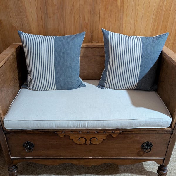 Brown Glossy Leather Cushion, Faux Leather Cushion, Customized Size ...