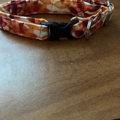 Autumn Cat Collar Fall Cat Collar Holiday Cat Collar Leaves Cat Collar ...