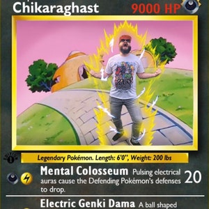 Custom Pokémon Card from PHOTO | Etsy