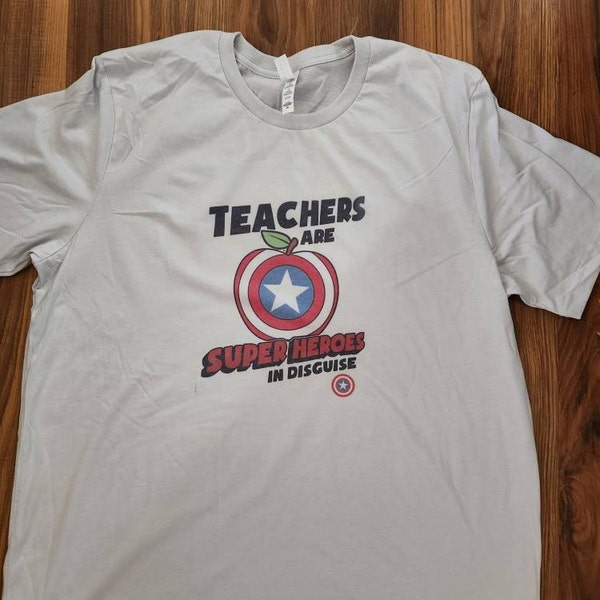 Teachers Are Super Heroes in Disguise Svg, Gift for Teacher, Tuesday ...