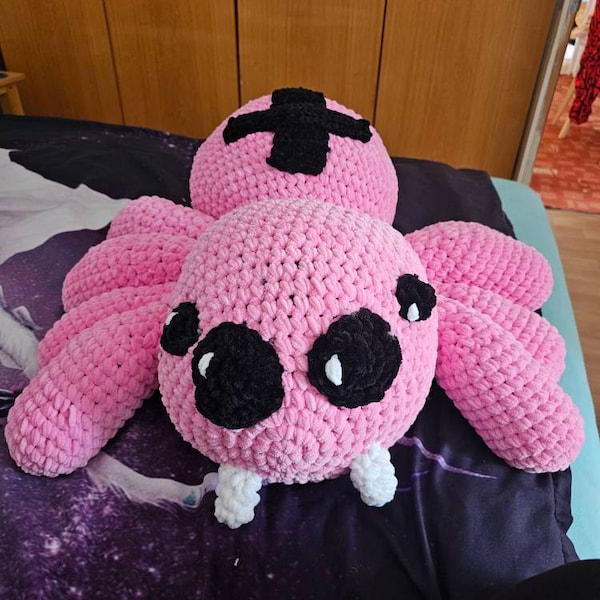 Huge Tarantula Crochet Amigurumi Pattern, Big Spider, Bug, Insect, Tony ...