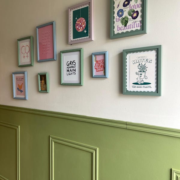 Easy Tiger Bold Colourful Art Print, A5 A4 A3 Poster, Bright Fun Funky ...