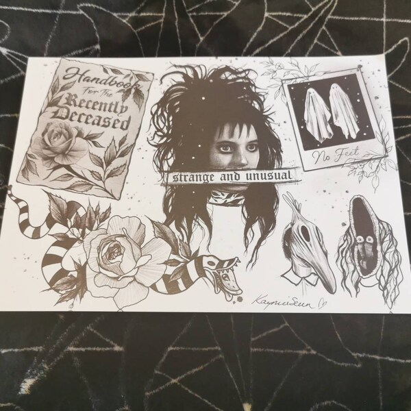 FOURTH WING - Bookish Tattoo Flash Print! - Etsy