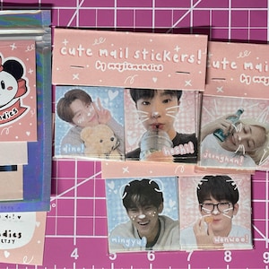 Seventeen Mail Stickers pack of 20 Cute Svt Kpop Happy Mail Square ...