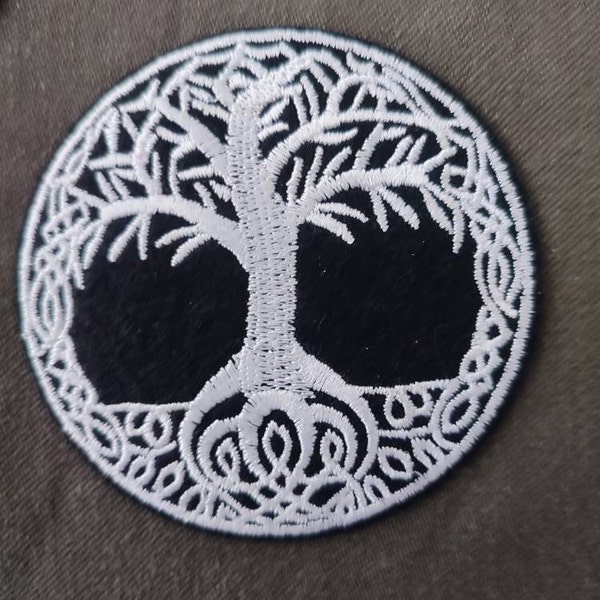 Tree of Life Iron-on Patch, Patch, Badge, Iron-on, Embroidered, Sewing ...