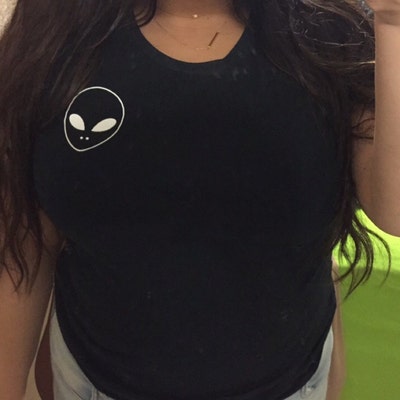 Alien Pocket Tee Alien Shirt - Etsy
