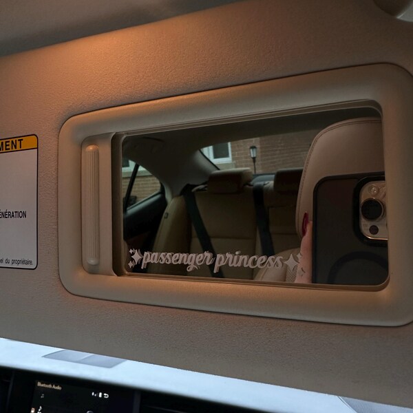 Self Reminder Sticker | Car Mirror Decal | Girl Car Accessory - Etsy