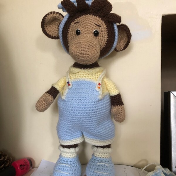 Crochet Pattern Monkey Molly Amigurumi PDF - Etsy