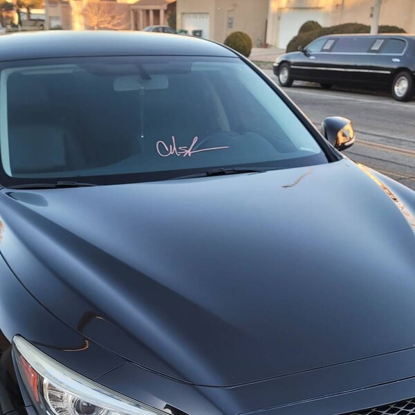 Your Signature Custom Vinyl Decal, DIY Personalized Decal of Your ...