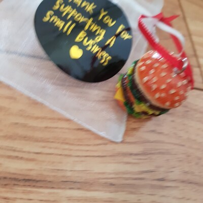 Realistic Looking Big Mac Inspired Burger Keychain Necklace Magnet ...