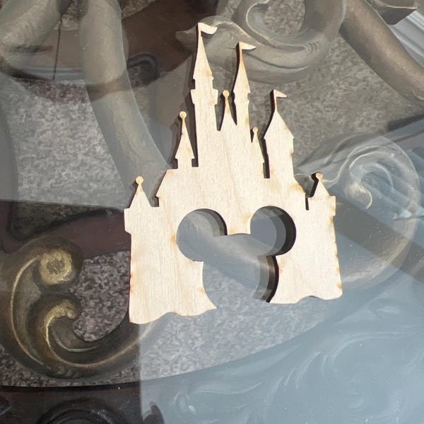 Castle Cutout, Disney Castle Wood Shape, Cinderella Castle Cutout ...