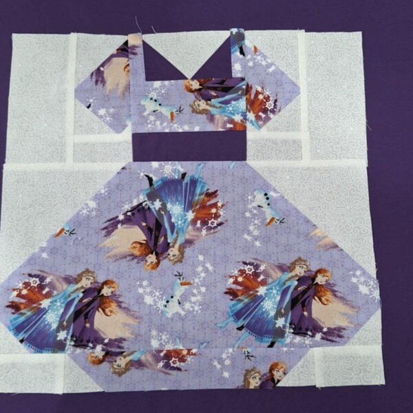Vintage Dress Quilt Block - Etsy