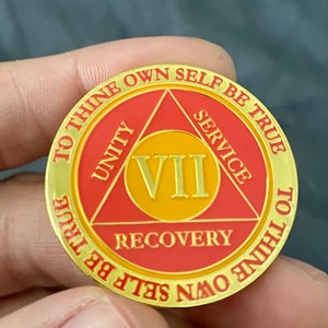 Stainless Steel AA Recovery Ring With Alcoholics Anonymous - Etsy