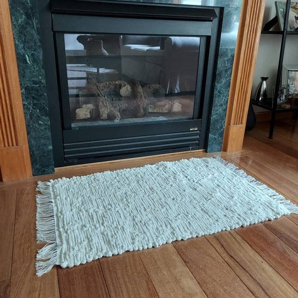 Western Bluebird, a Rag Rug, Handwoven, Hand Dyed and Made Especially ...