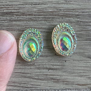 Assorted Set of 4 Pair of Cabochons/acrylic Centers/native American ...
