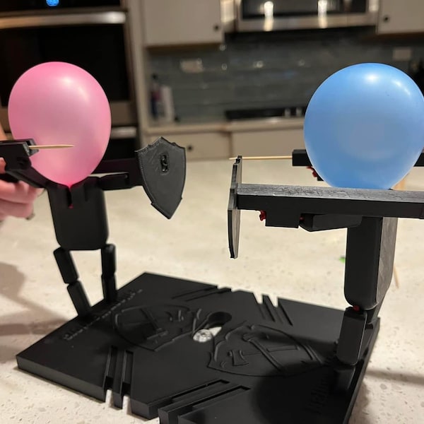 Balloon Warriors - Two Player Board Game, Balloon Popping Game, Family ...