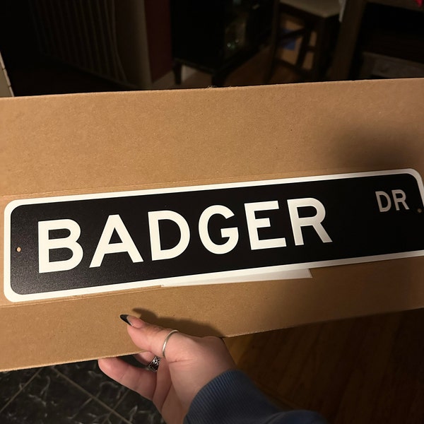 Badger, Badger Gift, Badger Sign, Badger Decor, Badger Lover, Zoo Sign ...
