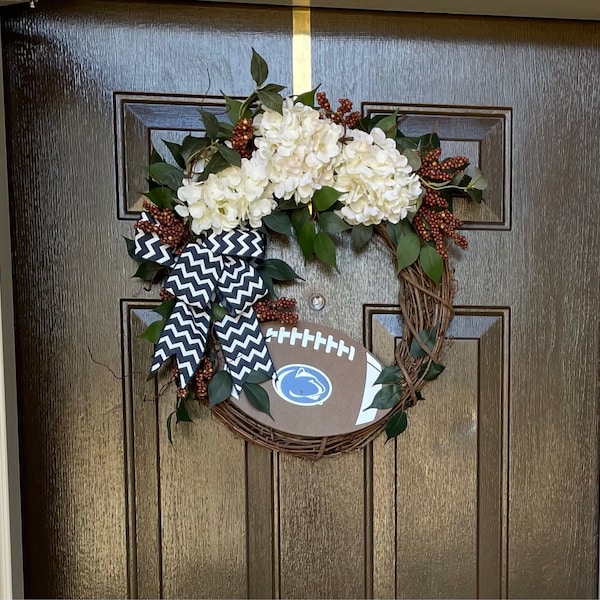 Penn State Decor, Nittany Lions Wreath, Penn State Nittany Lions, Penn ...
