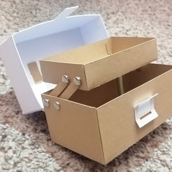 SVG File: 3D Fishing Tackle Box Gift Box / Treat Box / Gift Card Holder ...