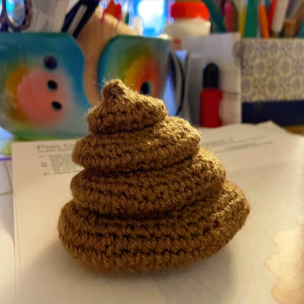 Poo Crochet Pattern, Poop Crochet Pattern, Piece of Crap Crochet ...