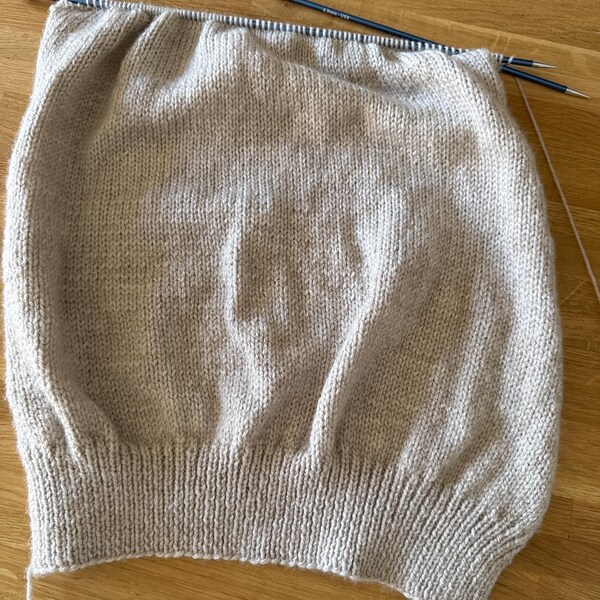 KNITTING PATTERN for Kristina Cardigan, Adjustable Body Length, Almost ...