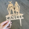 Custom Viking Couple Pagan Wedding Last Name Cake Topper,viking ...