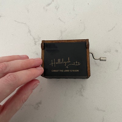 Personalised Gift Wooden Music Box Christian Gift - Etsy UK