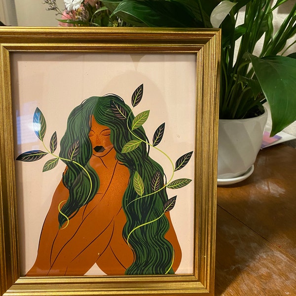 Surrender Art Print, Plant Lover Gift, Plant Mom Art, Gift for Her - Etsy