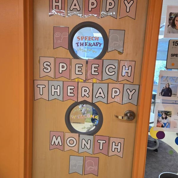 OT Month Banner Occupational Therapy Month Sign Printable OT Month ...