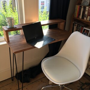 Computer Desk With Monitor Stand Rustic Reclaimed Handmade - Etsy UK