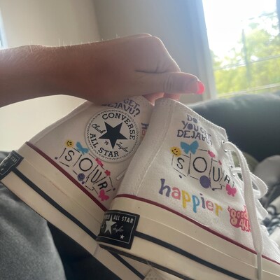 Converse Embroidered Custom Cartoon, Neighbor Totoro Embroidered ...