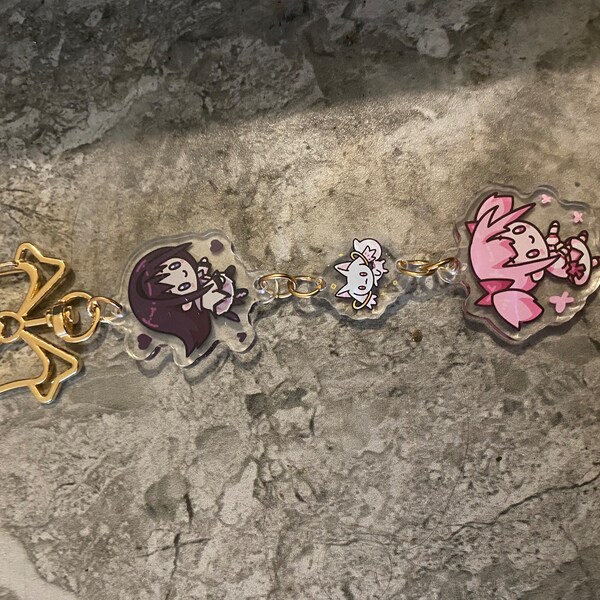 Madoka Homura Series-charms Keychain - Etsy