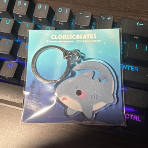 Tricolor Koi Fish Keychain Cartoon Chibi Aquarium Hobby Art Double ...