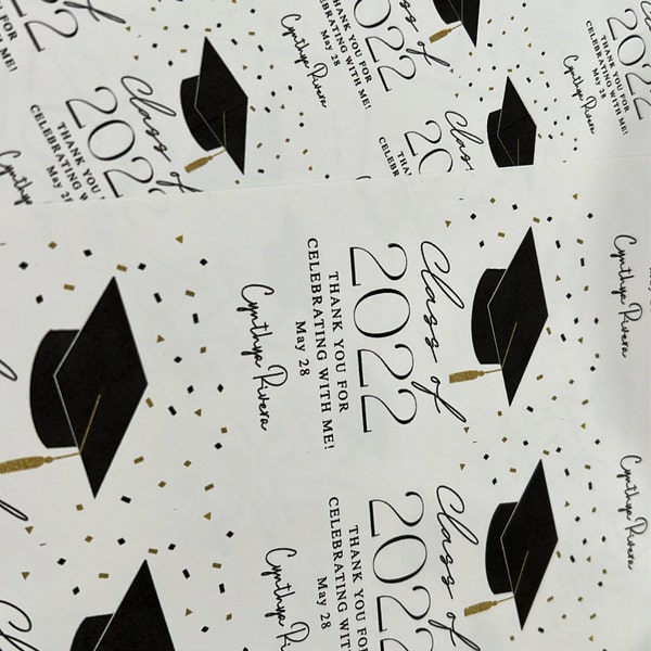Printable Graduation Cap Class of 2022 Gift Tag, Instant Download ...