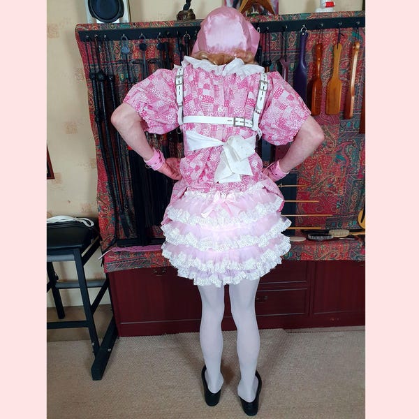 Adult Baby Sissy Baby Yellow Gingham Frilly Diaper Cover Bloomers ...
