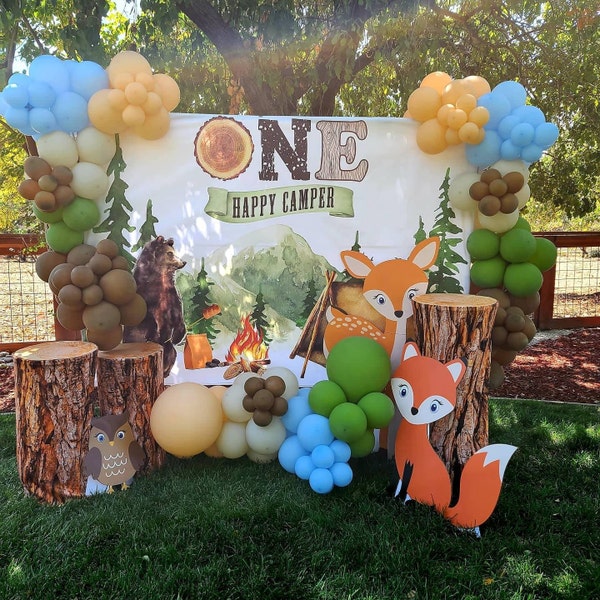 Woodland Animals Party Kit Decor | Forest Animals Birthday Decoration ...