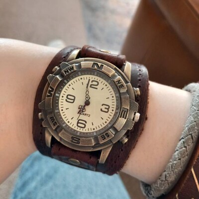 Natural Marble Real Stone Watch Anniversary Gift, Wood Watch Men, Women ...