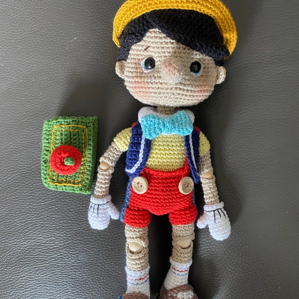 Crochet Pattern for Pinocchio PDF English, France Amigurumi - Etsy Canada