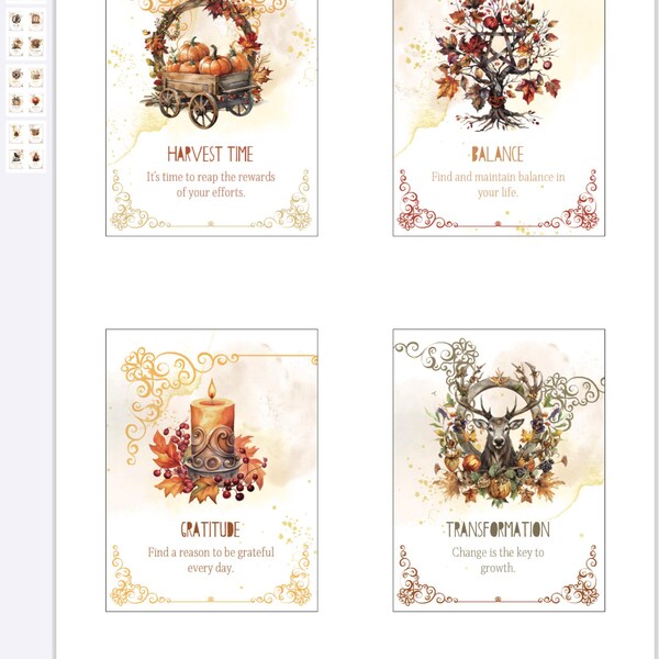 Black Cat Oracle Cards - Printable Notes - Witch Cat Meditation ...