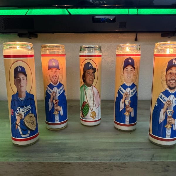 Dodger Legands Candle - Etsy