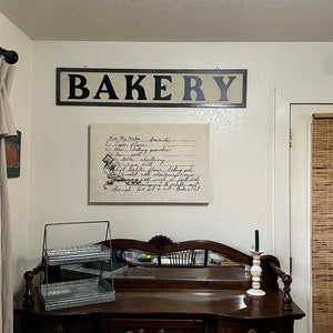 Personalized Recipe for Wall Family Recipe Sign Recipe Handwriting ...