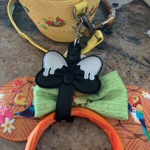 Mouse Ear Strap Personalized Ear Saver Ear Fob Cast Member Badge Style ...