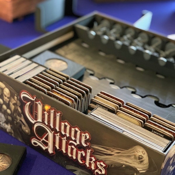 Village Attacks Board Game 3D Printed Insert - Etsy