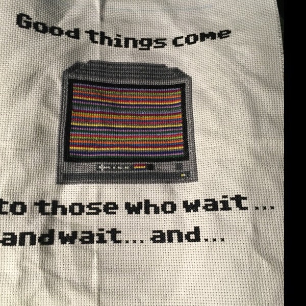 Retro Gaming Computer Console Video Game Cross Stitch PDF Pattern ...