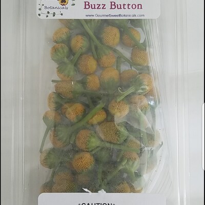Fresh Edible Flowers Buzz Button™ 50 Ct - Etsy