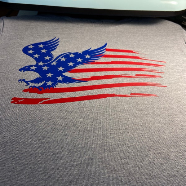 Distressed American Eagle Flag Svg, American Eagle Flag SVG, Eagle Svg ...