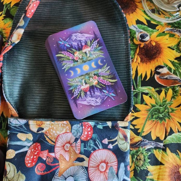 Tarot Card Wrap | Tarot Card Holder | Tarot Card Bag | Tarot Purse ...